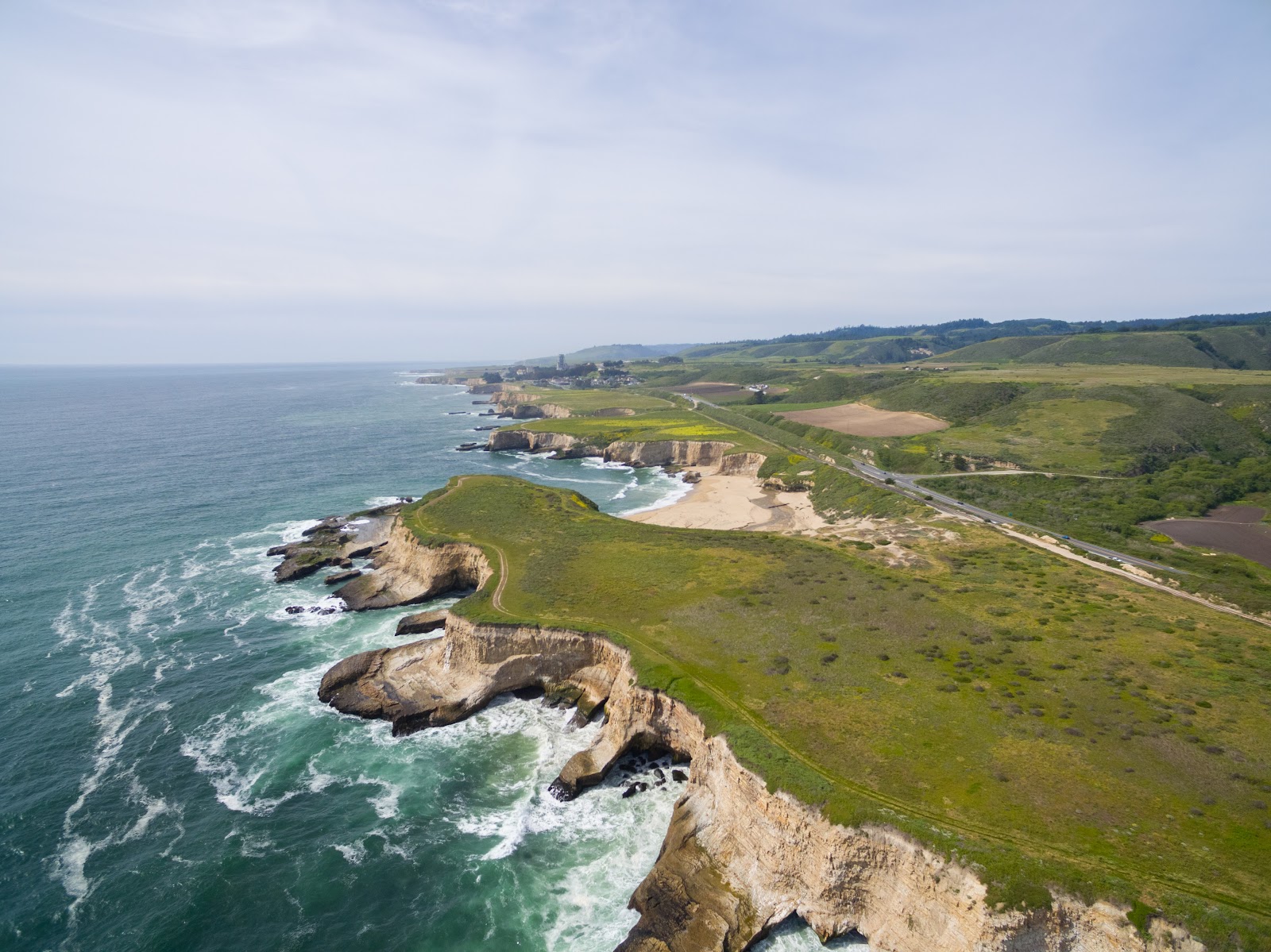 Naturetastic Blog: Santa Cruz & Davenport, CA Coastline (Aerial ...