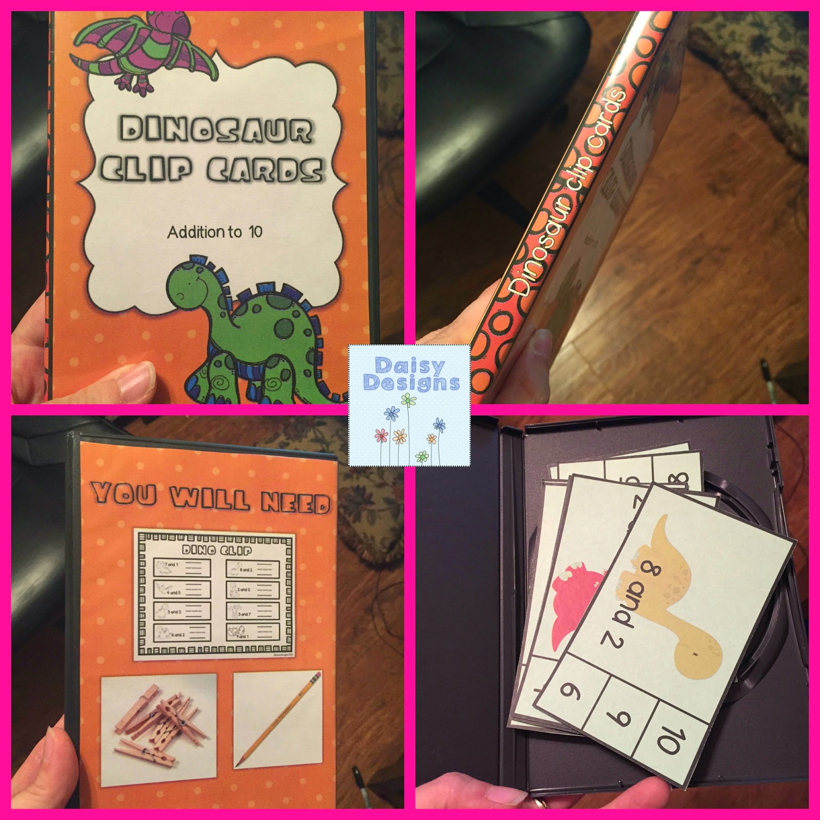 Daisy Designs: Clever Task Card/Center Storage