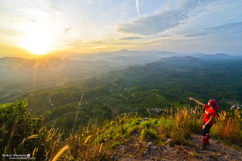 Bukit Berekeh【光头山】日出金光洒群峰 - 乐飞翎 ♥ LUVFEELIN