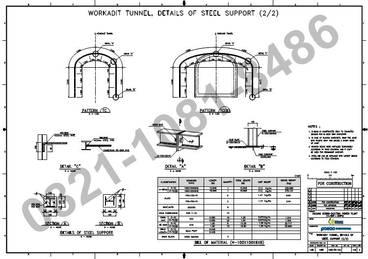 Jasa Fabrikasi Steel Rib Tunnel ~ Jasa Fabrikasi