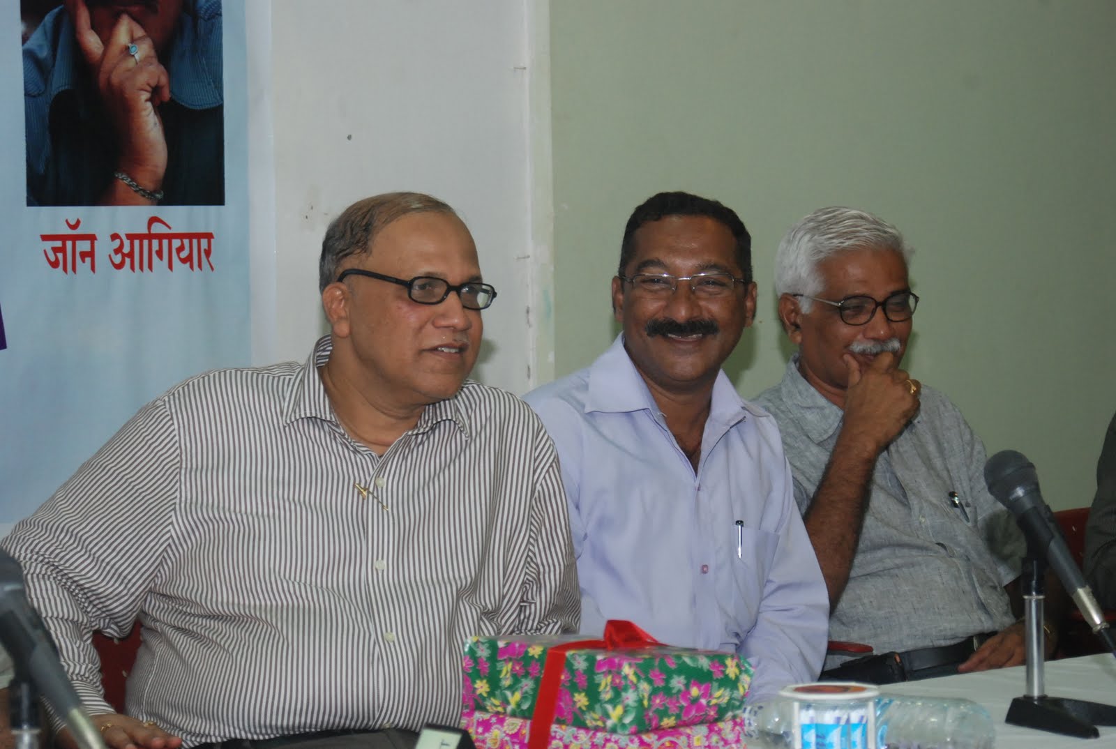 JOHN AGUIAR: CM RELEASES JOHN AGUIAR'S BOOKS "GULMOHAR" AND "OFFSIDE"