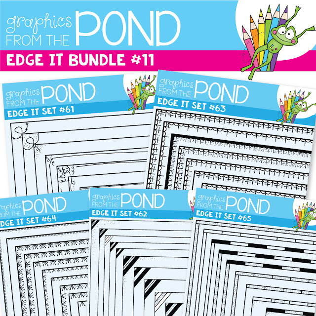 Edge It Frames for Worksheets | From the Pond