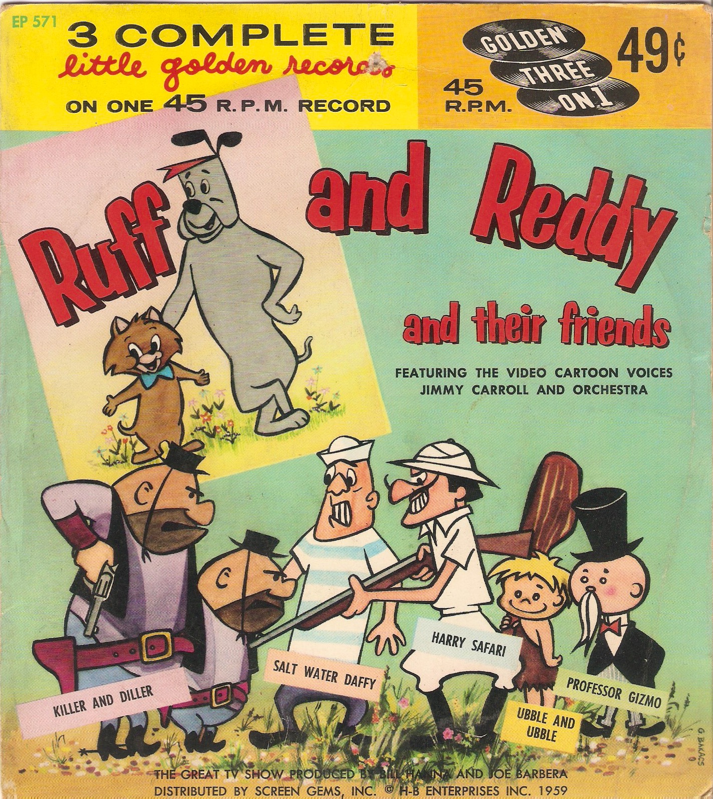 Yowp: Hanna-Barbera Golden Record Covers