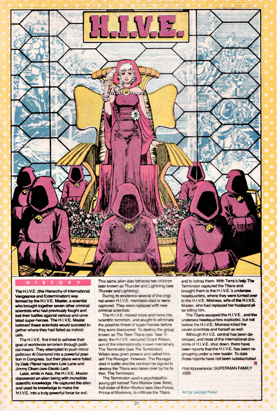 Fichas de Superheroes Marvel y DC: Hive (La Colmena)