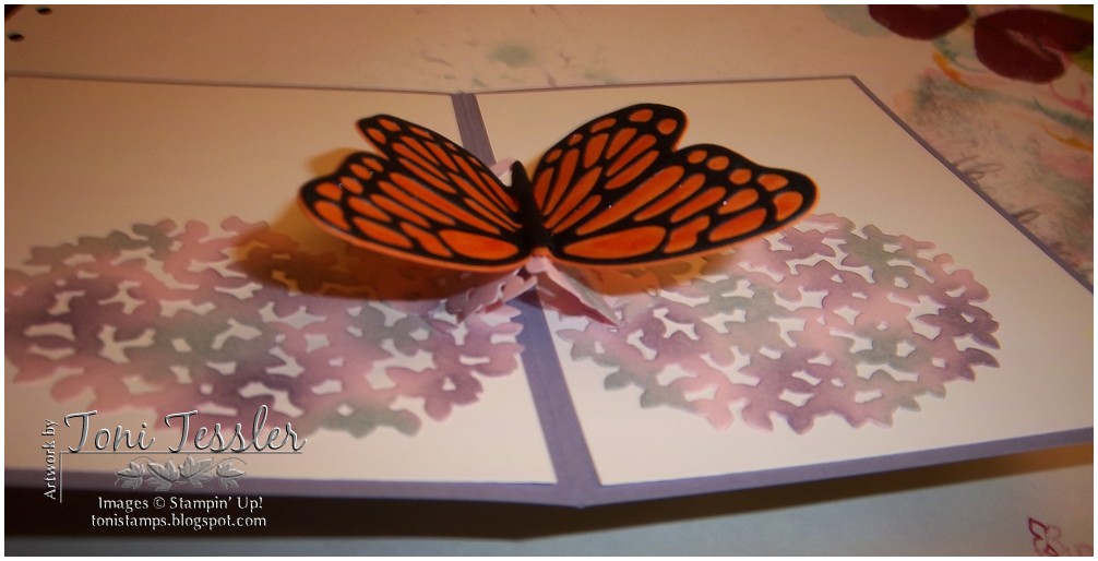 ToniStamps: Happy Mother's Day - Butterflies and Hydrangeas