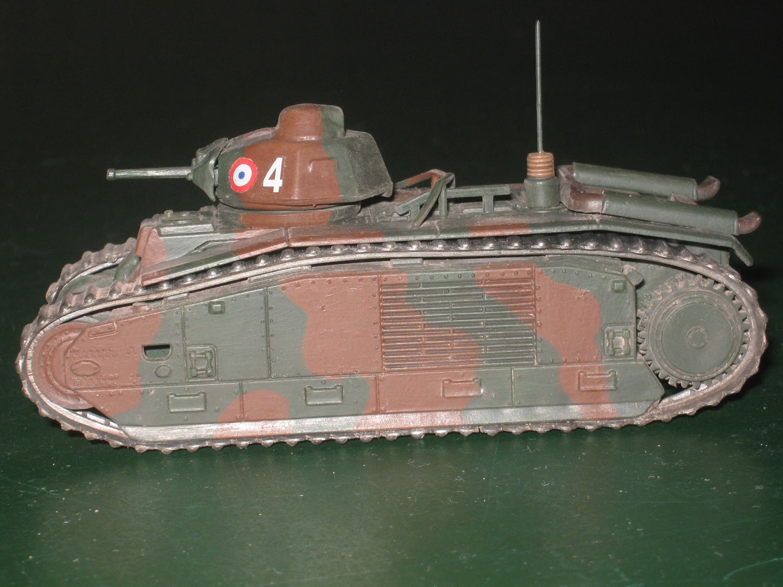 The Miniatures Man: Char B1 bis in 1/76 from Revell/Matchbox