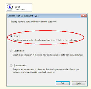 SQL 31: How to use a Script Component as a Data Source in SSIS