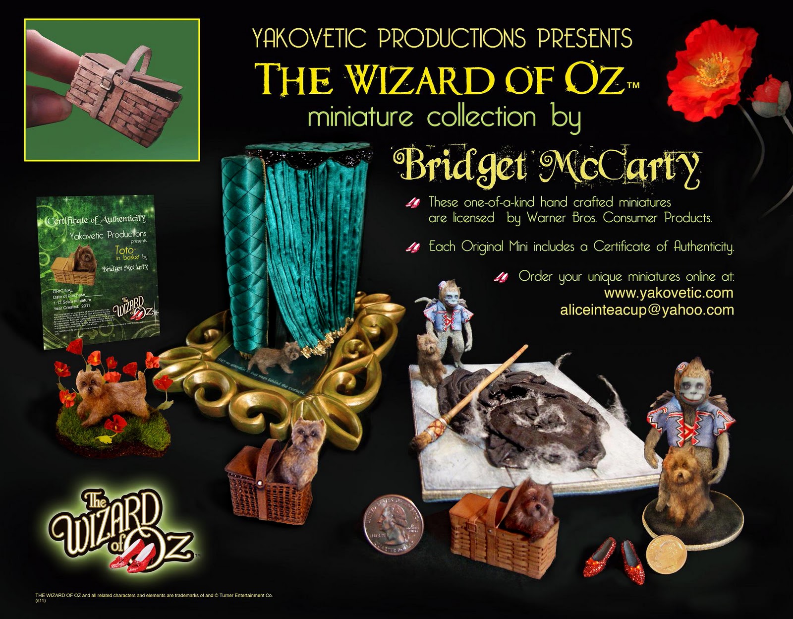 Bridget McCarty's Plush Pets 1:12: The Wizard of Oz™ Miniatures By ...