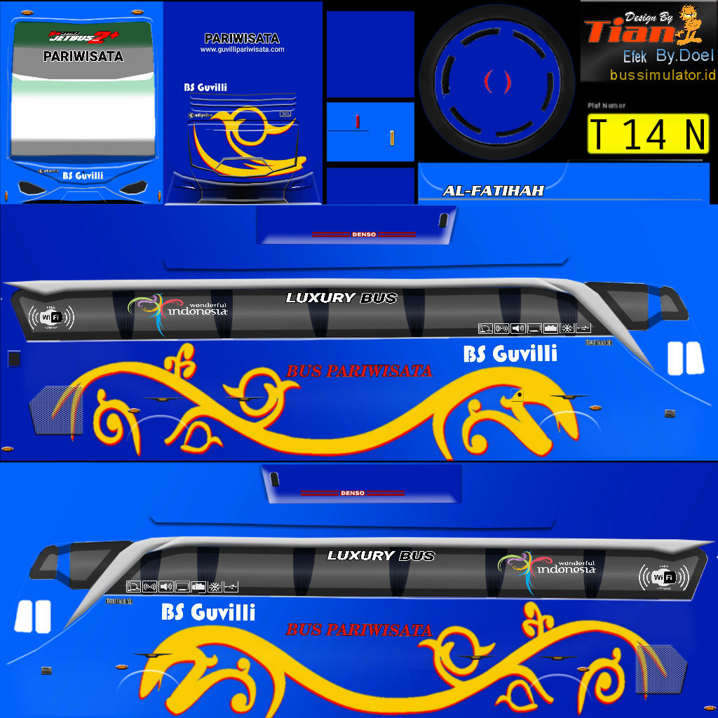 Berbagai Livery Bus Simulator Indonesia Part 1 - Livery Bus Simulator