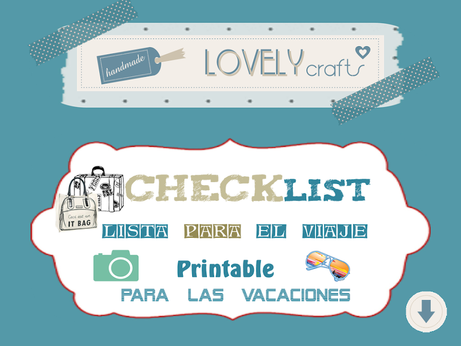 Lista De Viaje Checklist Imprimible Para Organizar La