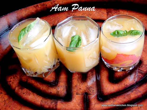 Madappalli - Temple's Kitchen: Aam Panna/ Spiced Raw Mango Drink