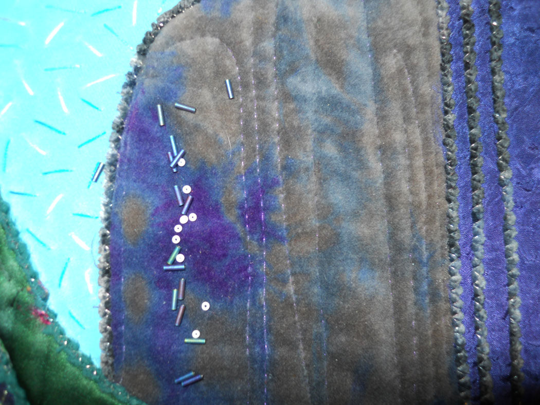 RavenSpeak Quilts: Pulling the Beads Out ...yes,for the Yosemite Quilt!