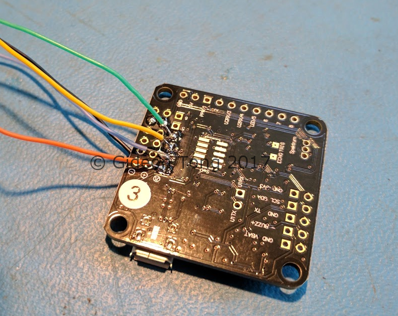 Soldering ESC cables to the flight controller