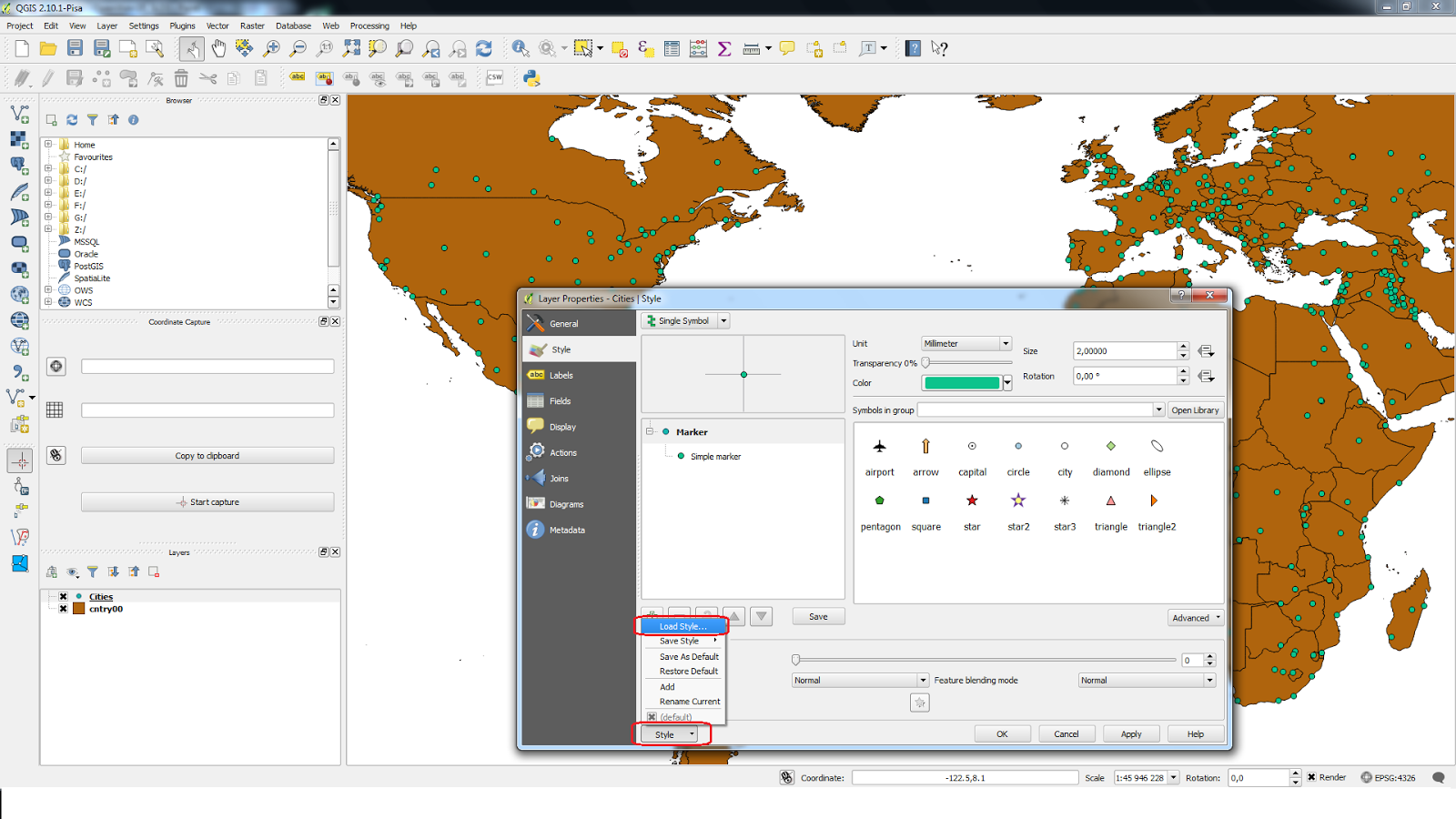OpenWebGIS is free online GIS: Layer Styling, SLD file, OpenWebGIS and QGIS