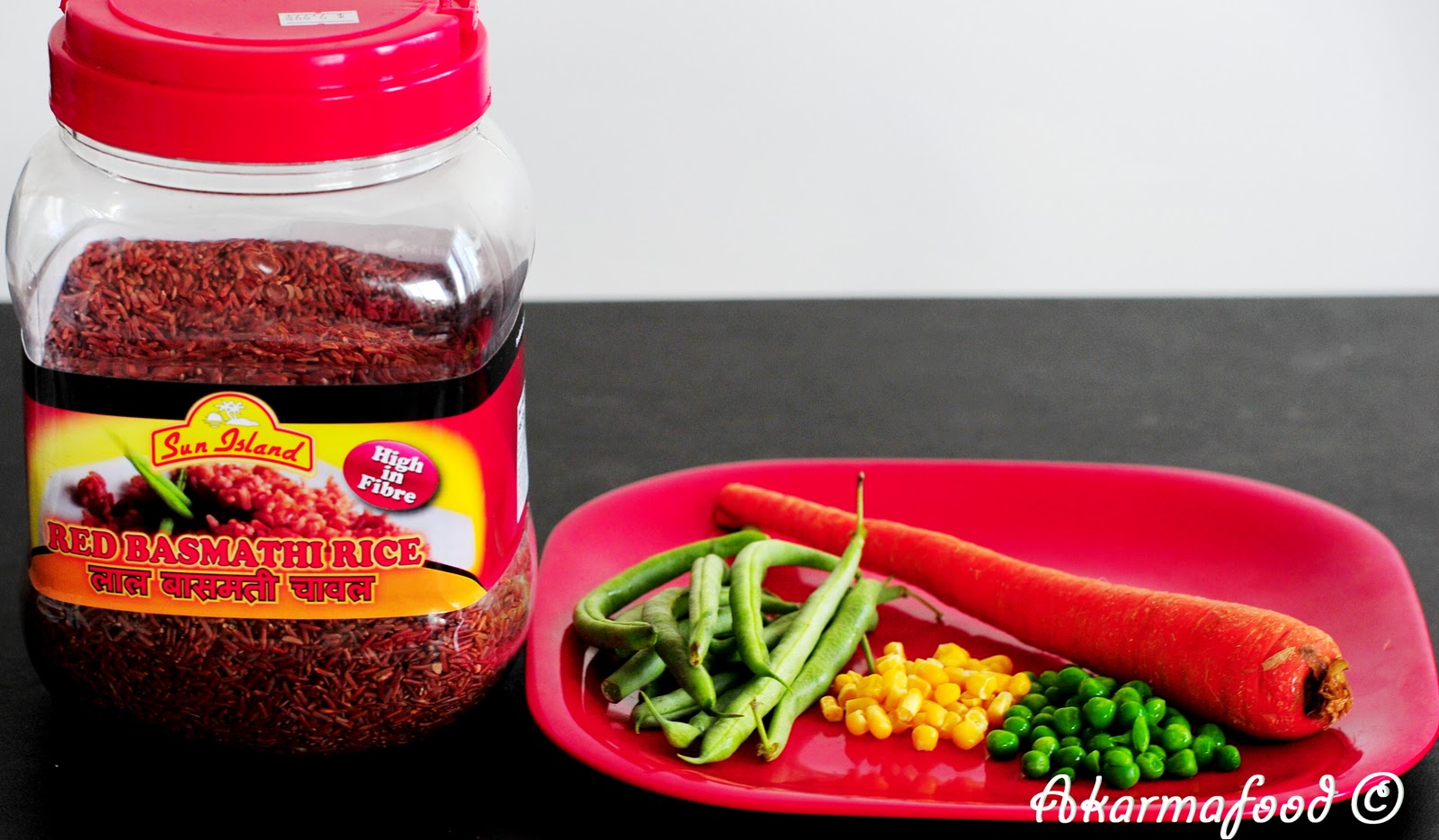 Akarma (Karma free) Food: Red Basmati Rice Khichdri