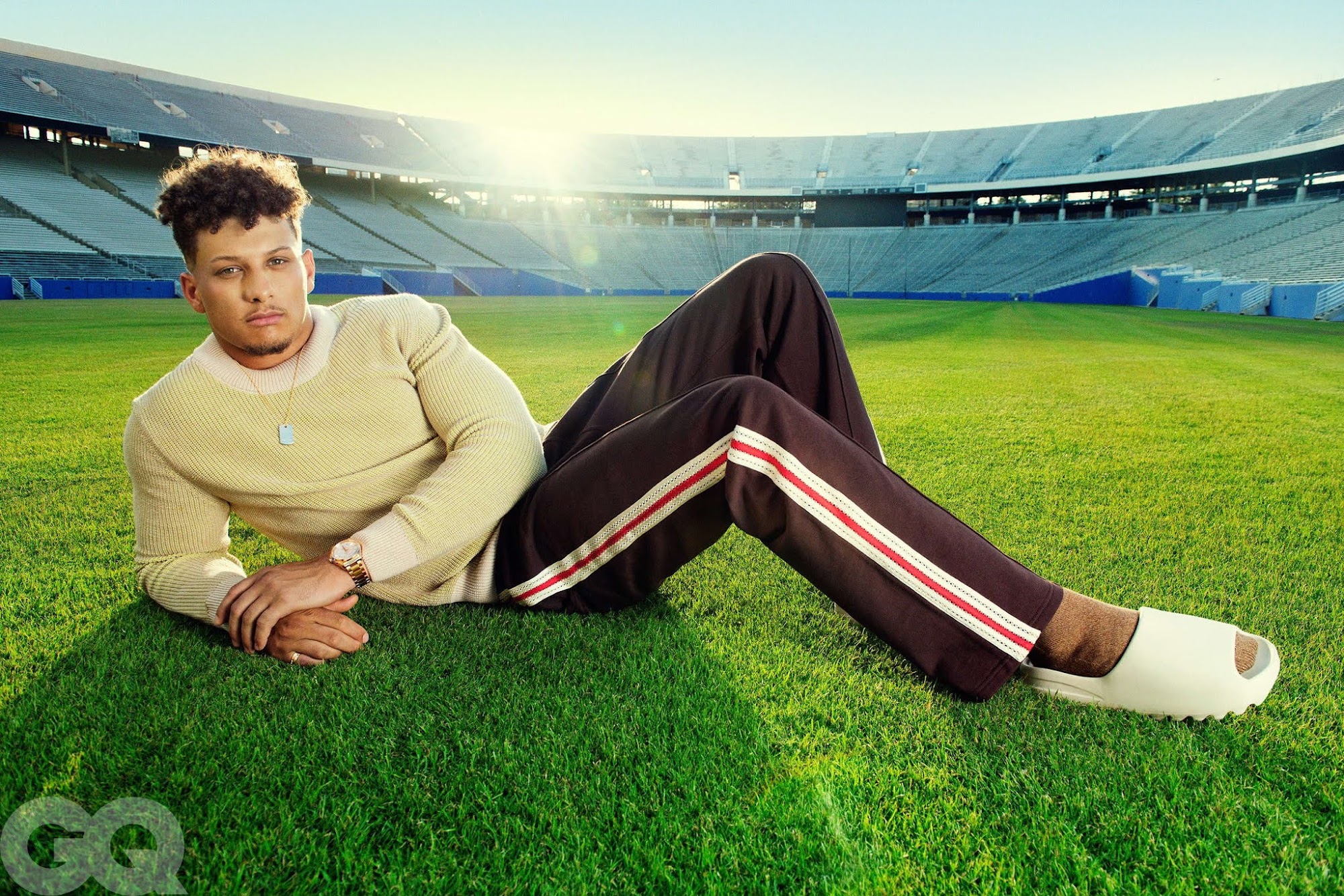Patrick Mahomes para GQ USA Agosto 2020 por Pari Dukovic