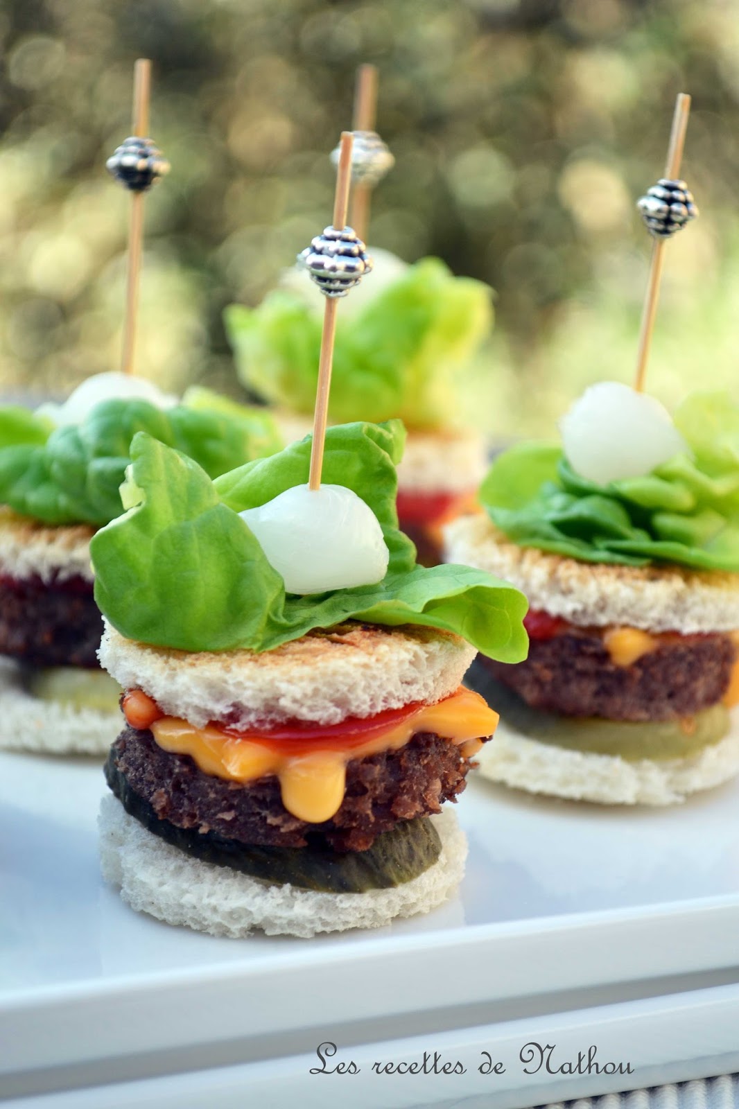 Ma cuisine au fil de mes idées...: Apéro time ! L'heure des mini-burgers