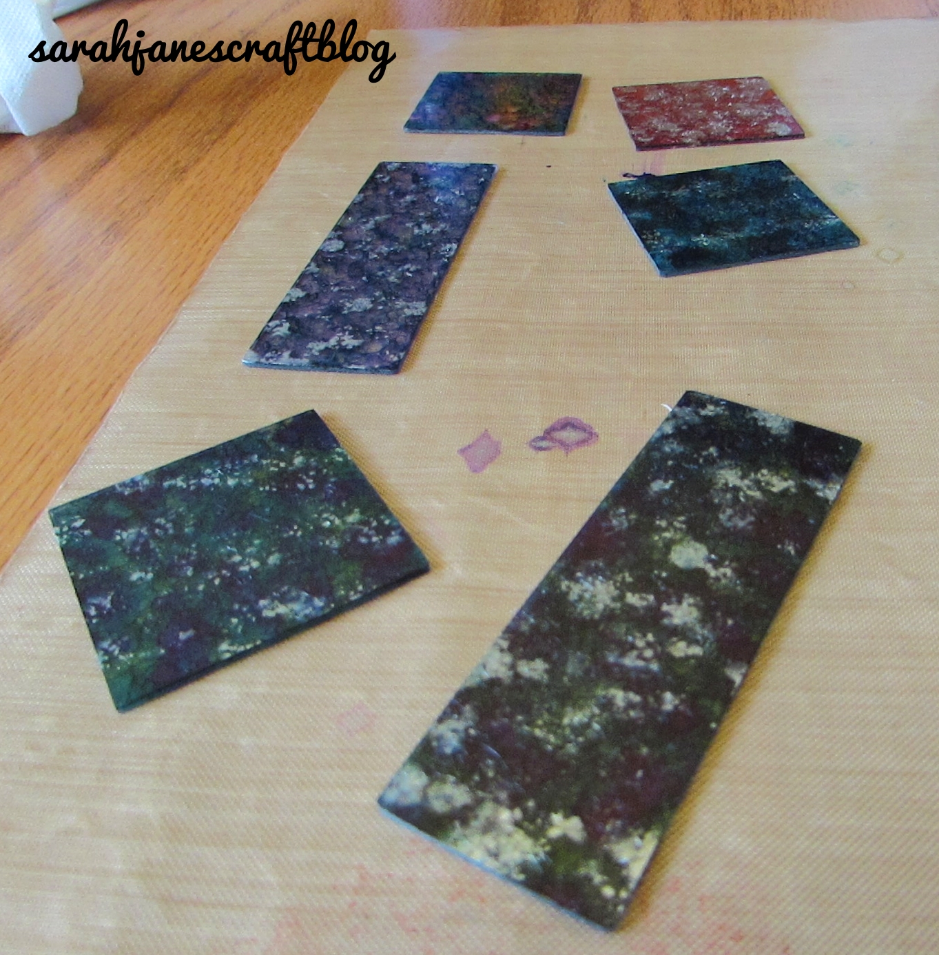Faux Stained Glass Squares