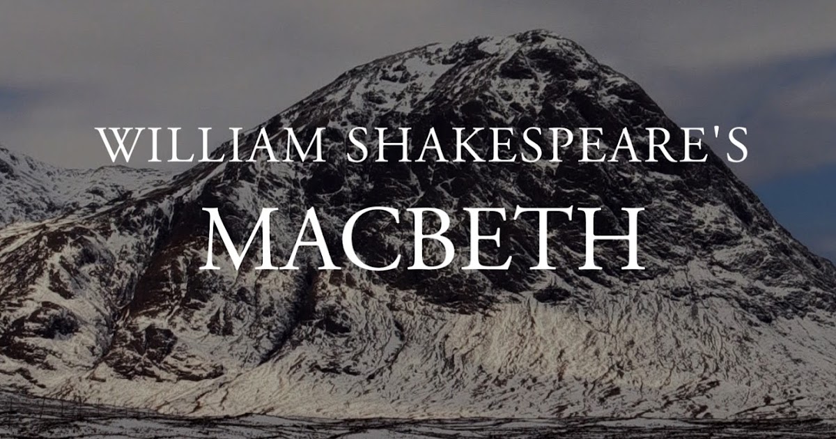 So, in my opinion...: MACBETH, MACBETH, BEWARE MACDUFF