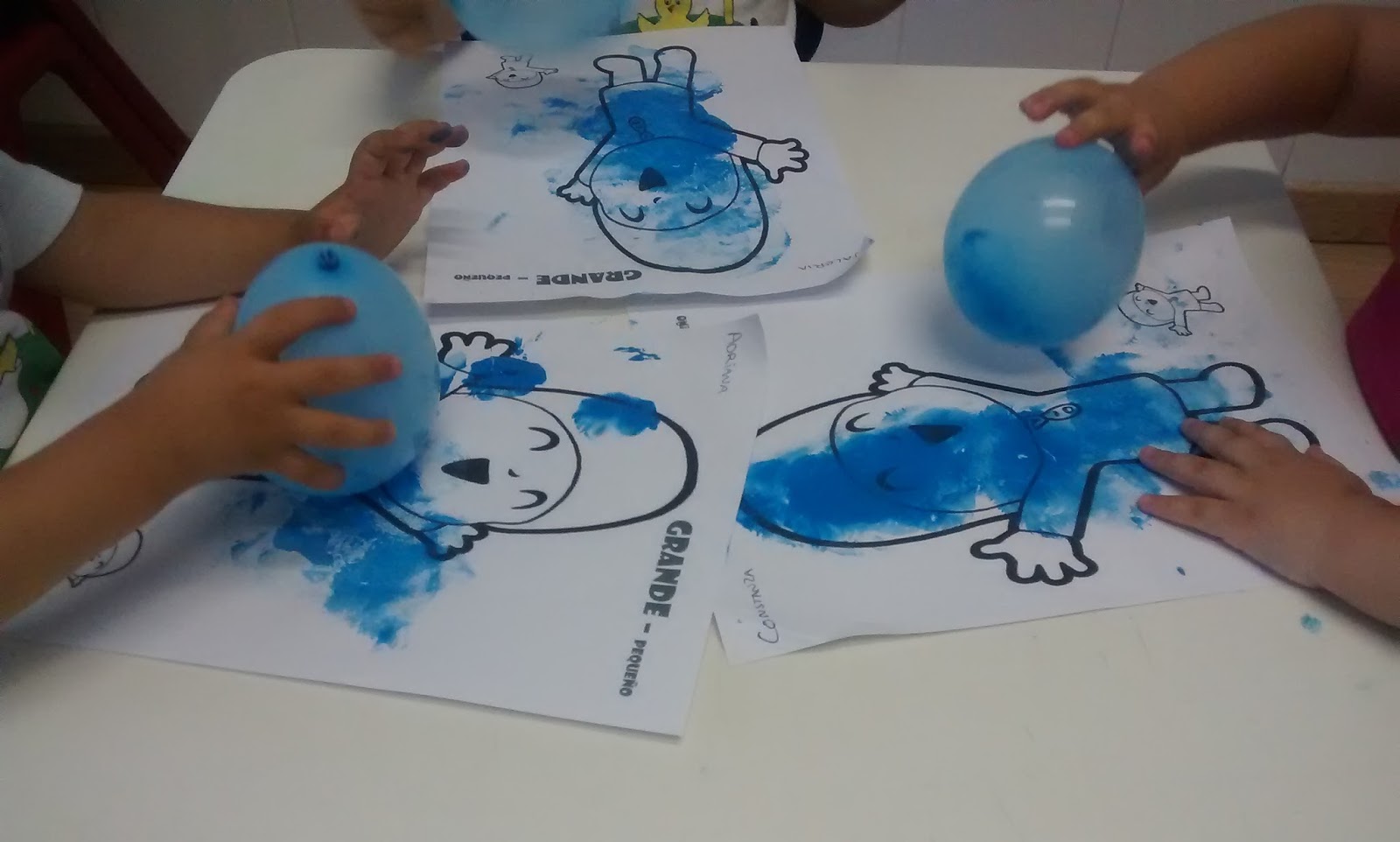 Materiales para Educación Infantil: TRABAJAMOS EL COLOR AZUL