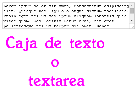 Caja de texto o textarea - Blogger Sin Escalones