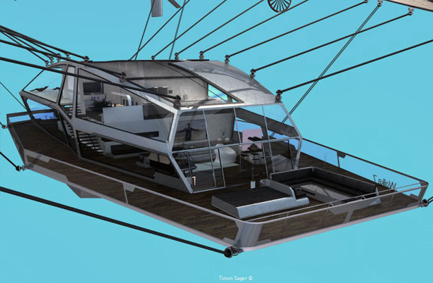 FLYING HOUSE: Luxury Interiors of Flying Hotels, Zeppelins, Airships ...