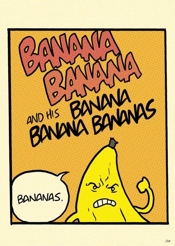Neill's blog: Bananas, Desert Island Comics, Monkey Mash-Ups