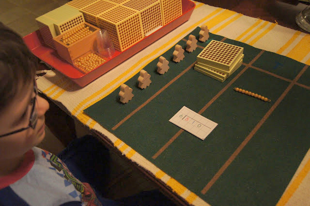 Golden Bead Dynamic Division, Montessori Math At Home - "Making ...