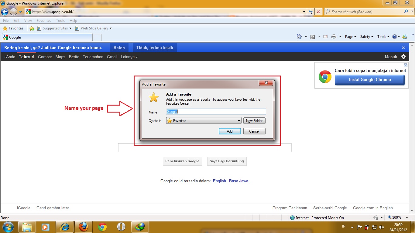 Assigment of ICT - SMPN 73 - 9A: Januari 2012