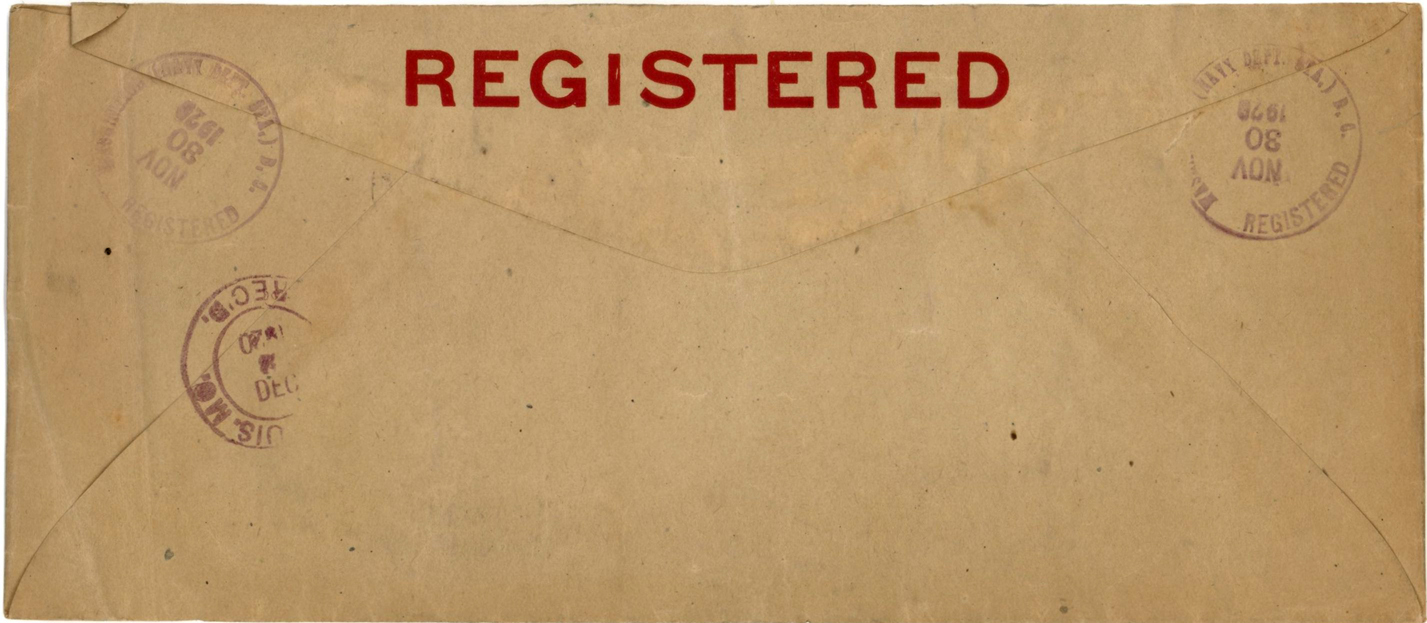 Ancestral Discoveries: Treasure Chest Thursday: A Registered Envelope ...