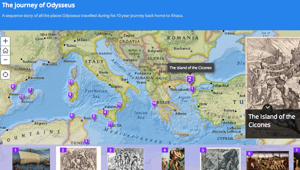 The Journey of Odysseus – irockenglish