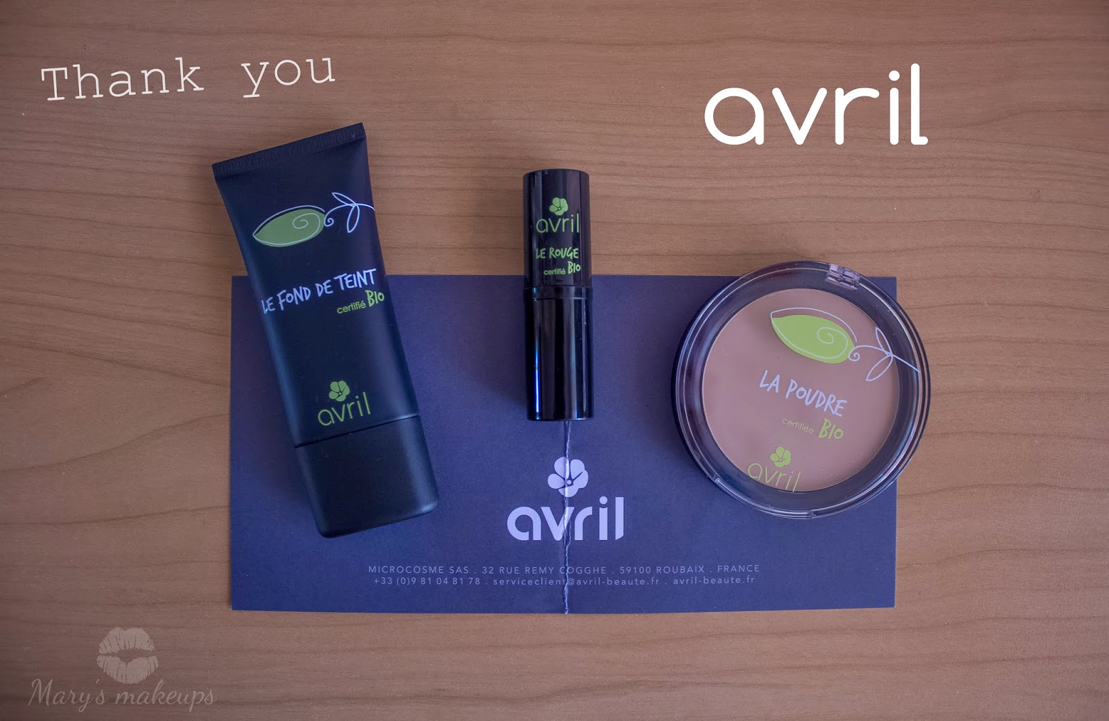 Mary's makeups: Collaborazione Avril cosmetics