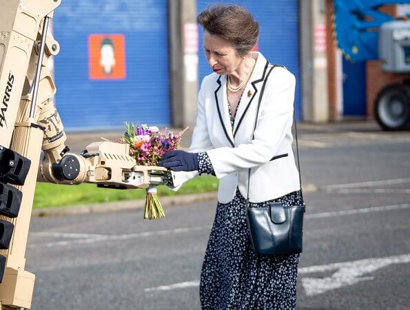 Princess Anne visited the Royal Logistic Corps in Northern Ireland
