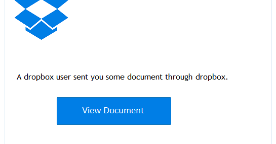 You Have (1) New Document - Shared Via Dropbox | Scam