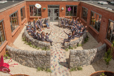 Stone Art Blog: Building a courtyard classroom