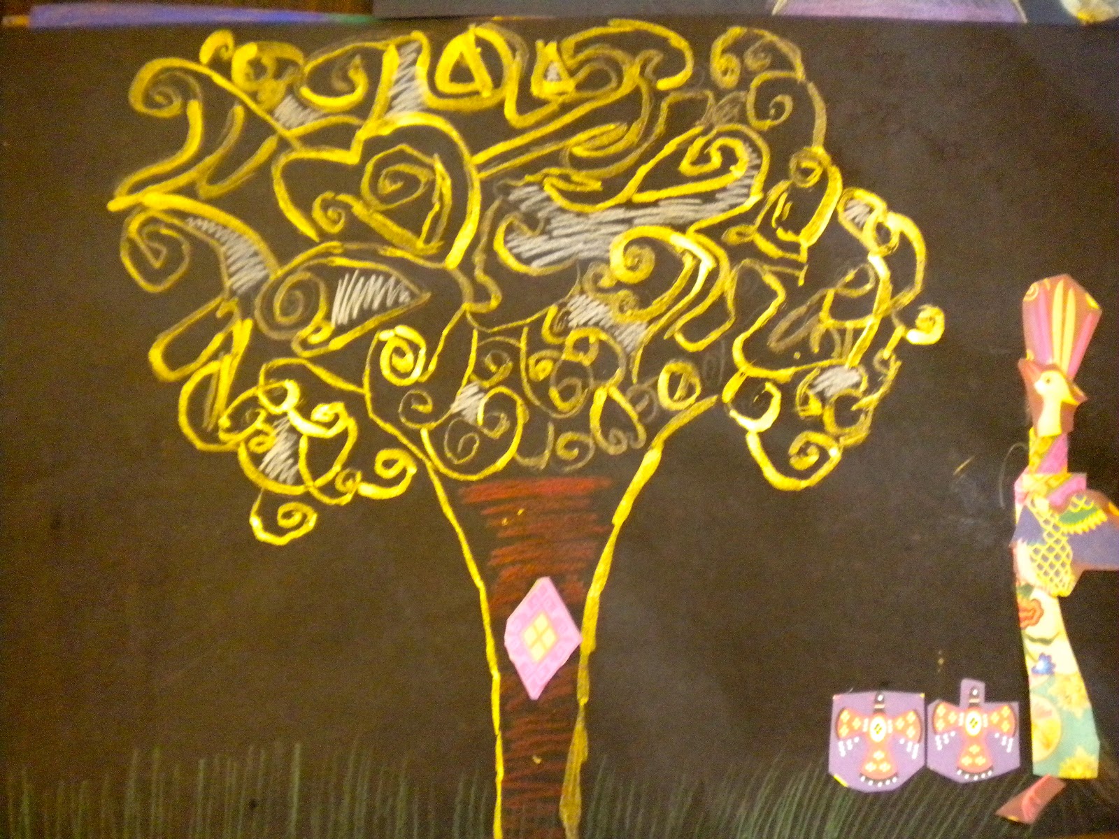 Waitsfield Elementary Art: Gustav Klimt's "Tree of Life"