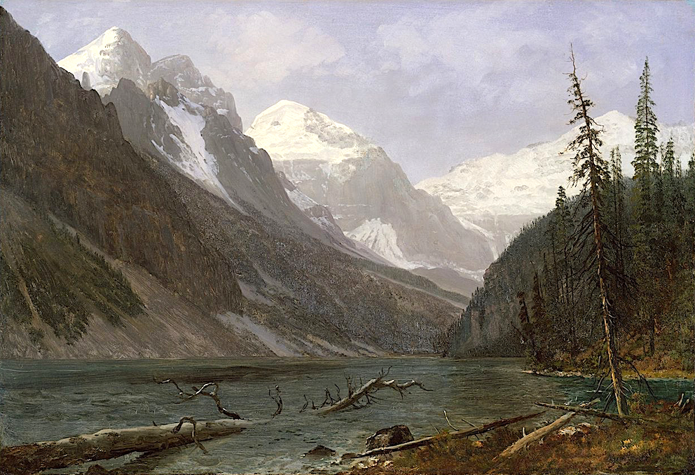 ALBERT BIERSTADT (1830-1902) Mount Niblock (2,976 m - 9,764 ft) Mount ...
