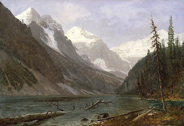 ALBERT BIERSTADT (1830-1902) Mount Niblock (2,976 m - 9,764 ft) Mount ...