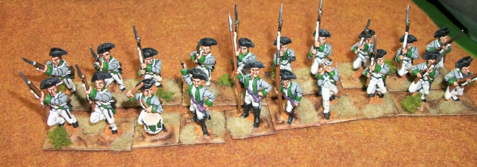 Miniatures of Wrath: AWI: Continentals and British 25mm 28mm