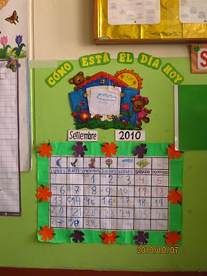 Trabajodecampopelainicial: NUESTRAS RUTINAS- CARTEL DEL CALENDARIO Y EL ...