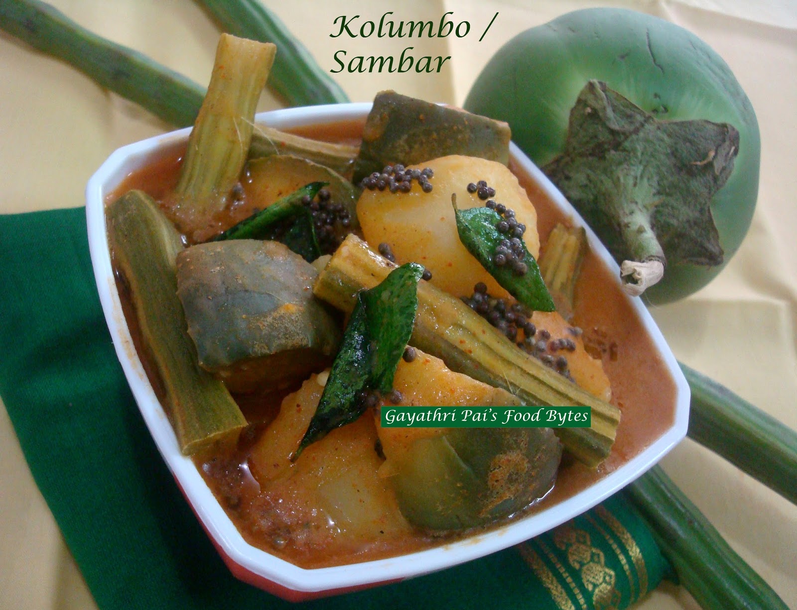 Gayathri Pai's Food Bytes: Kolumbo an Amchi Delicacy.