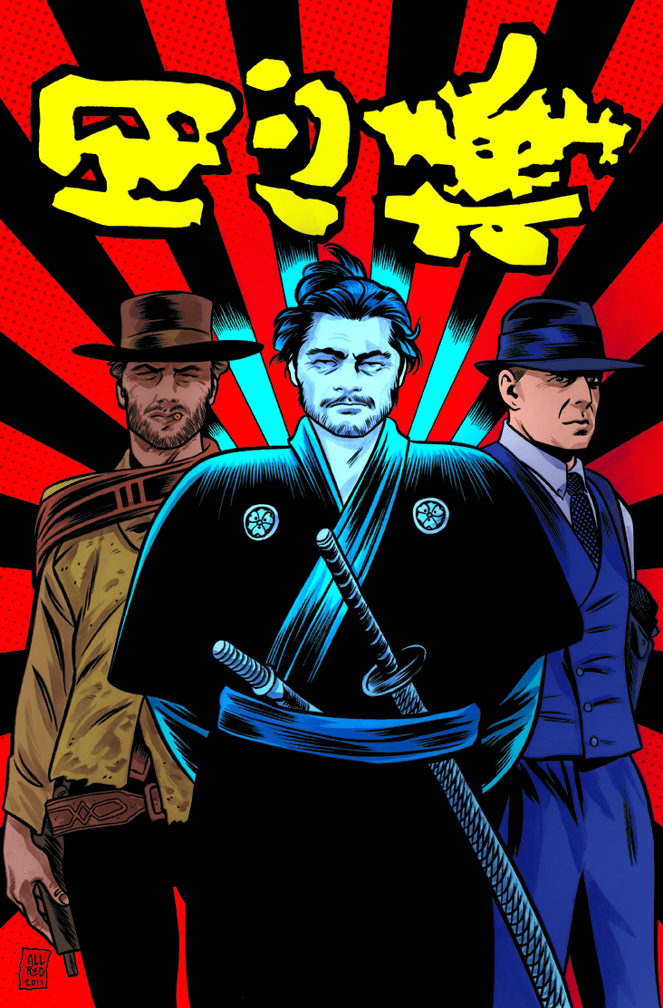 Allred Art!: CRITERION AKIRA KUROSAWA TRIBUTE!