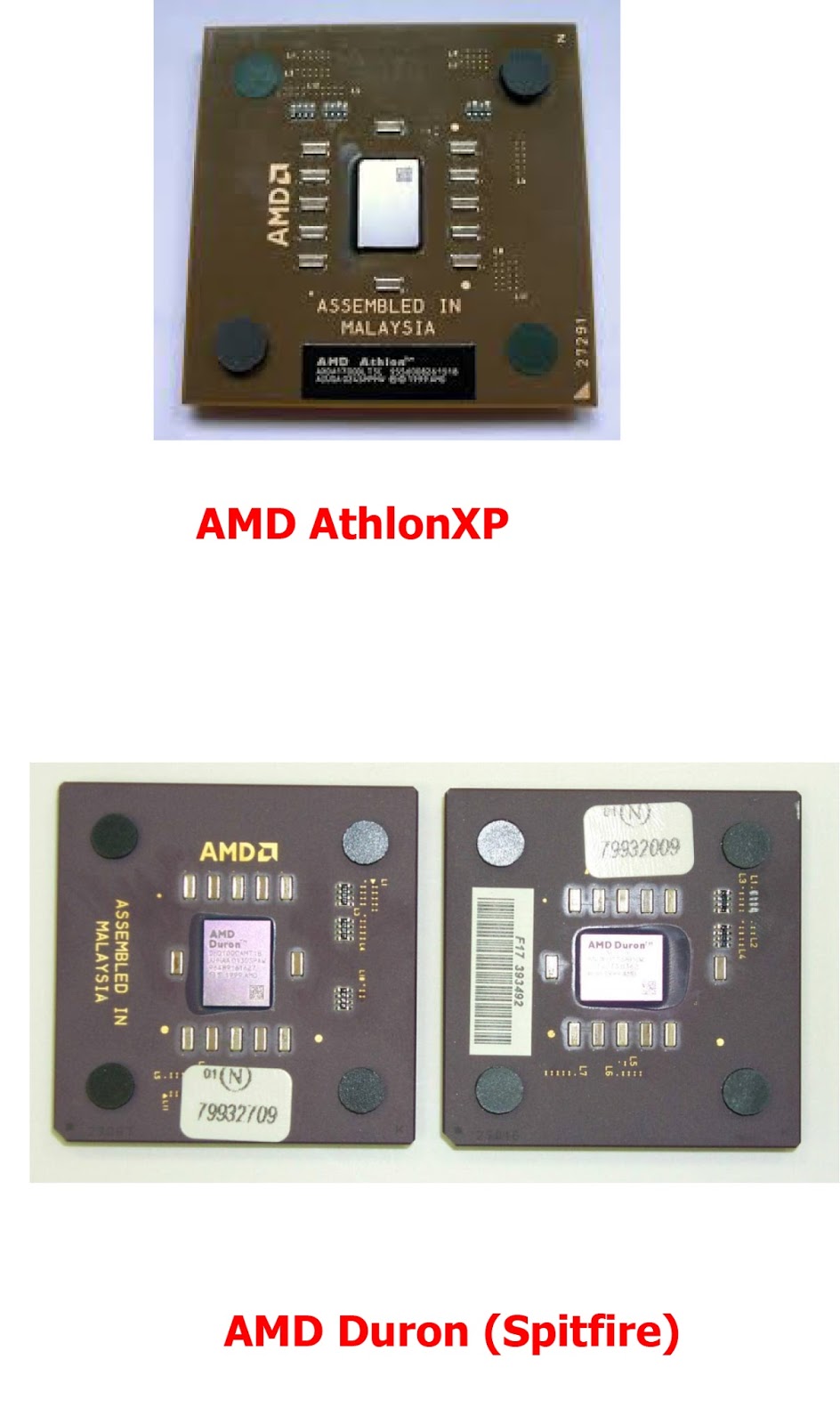 IT: วิวัฒนาการของ CPU Intel/AMD