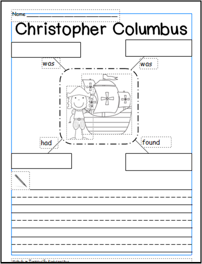Inspired by Kindergarten: Columbus Day