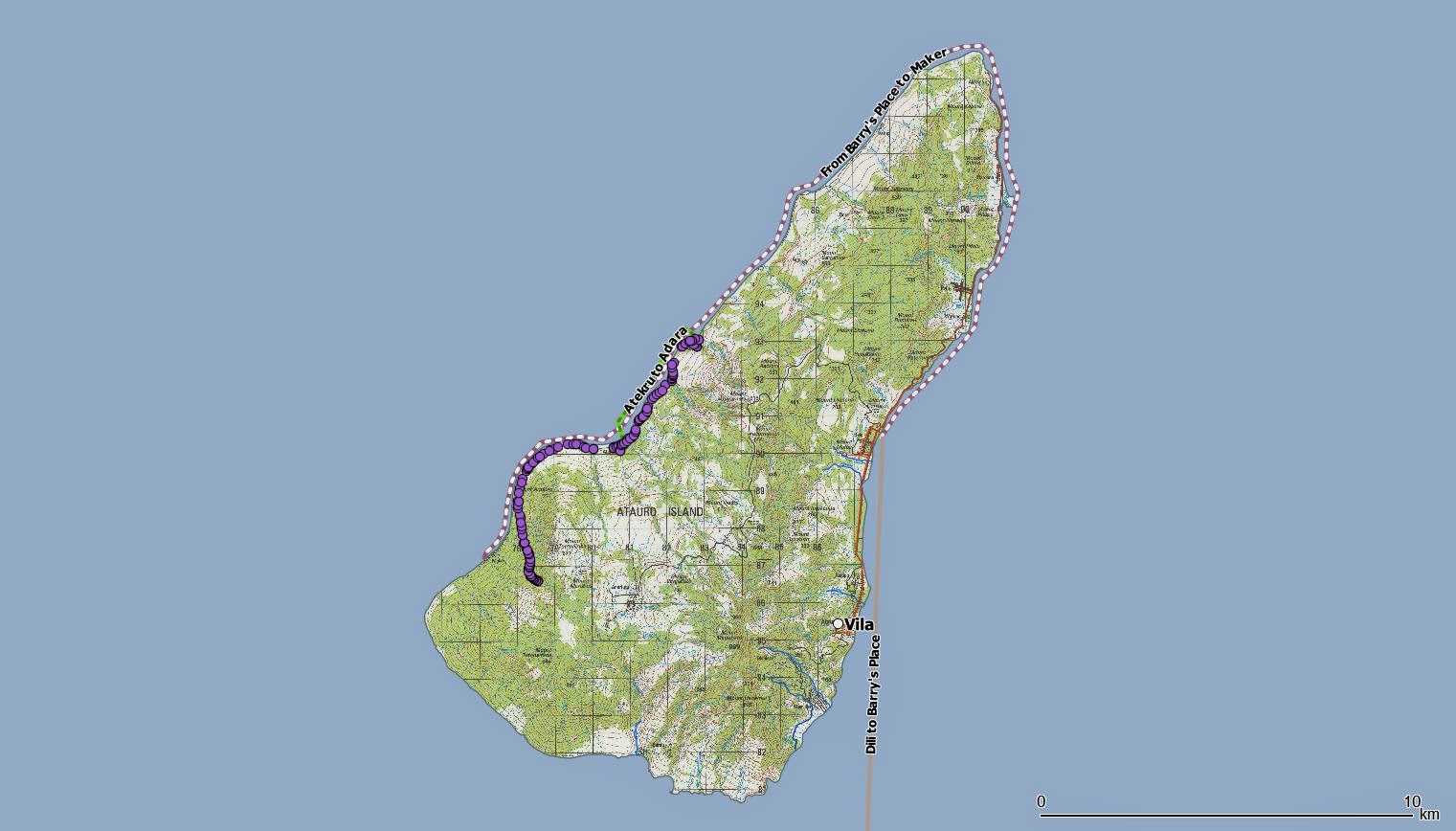 Rob in Timor Leste: Atauro Island Survey