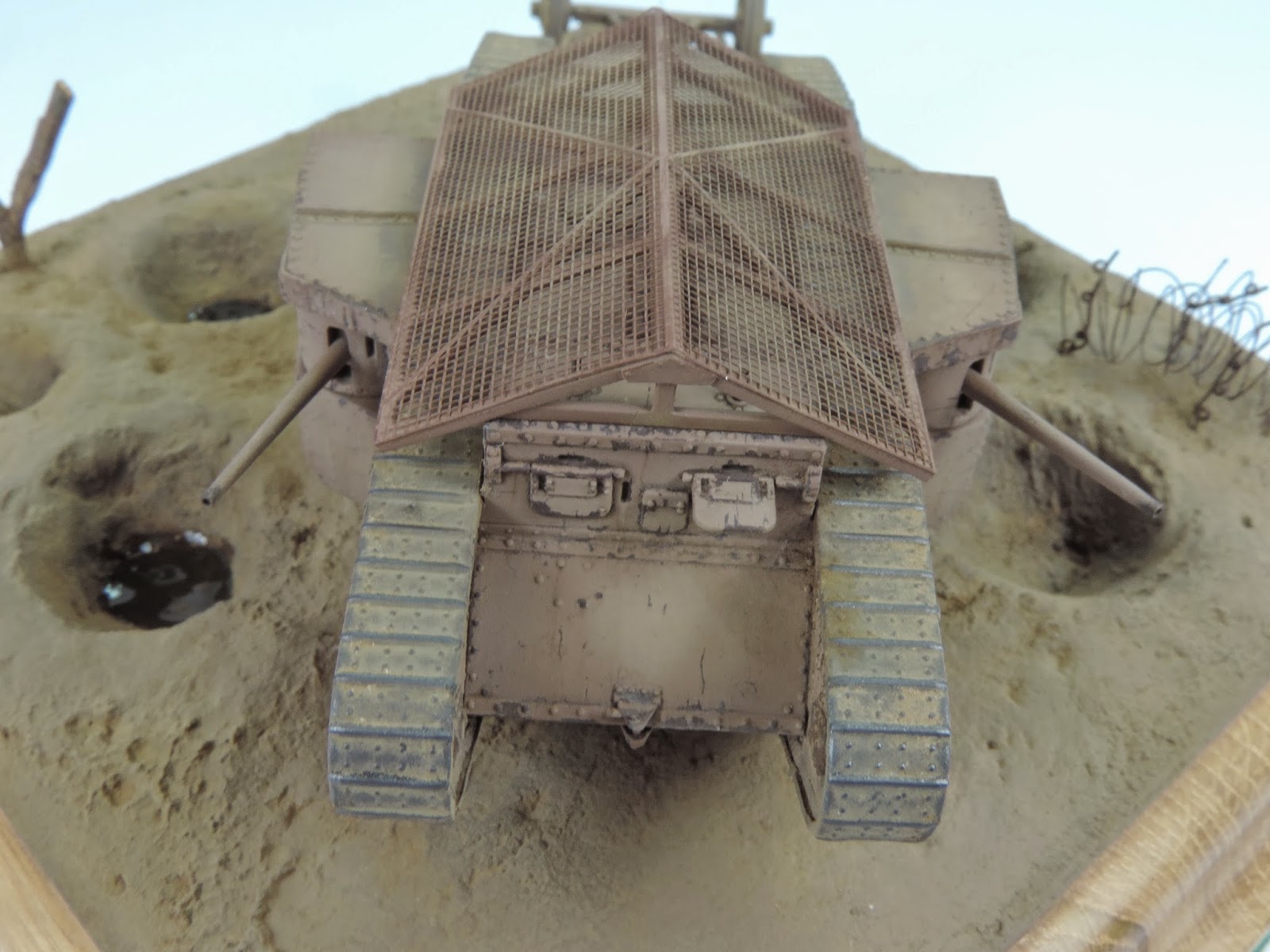 Pete's Model World : Masterbox 1/72nd Mk 1 Male Tank Completed