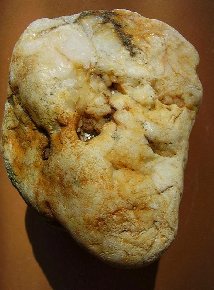 Archaeology of Portable Rock Art: Dutch pebble sculpture features head ...