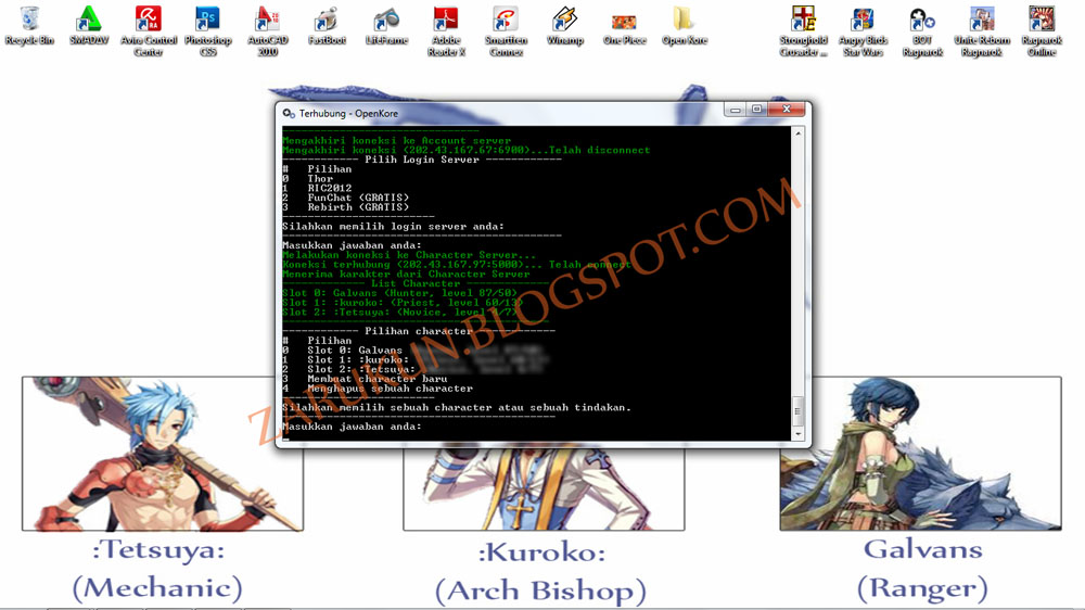 Tutorial Openkore part 1 : Permulaan