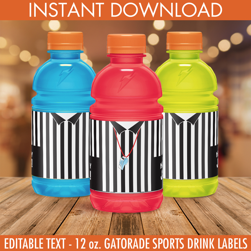 SimplyEverydayMe: Gatorade Referee Labels...