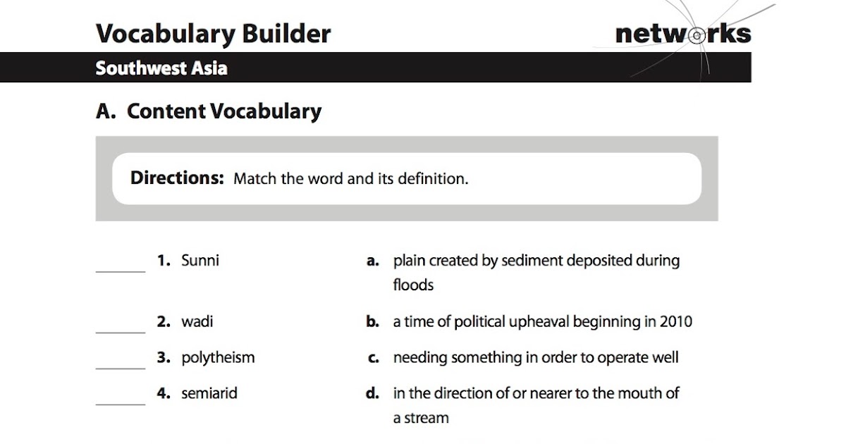 EHMS World Cultures Geography Chapter 17 Vocabulary Builder ehms-world-cultures-geography-chapter-17-vocabulary-builder